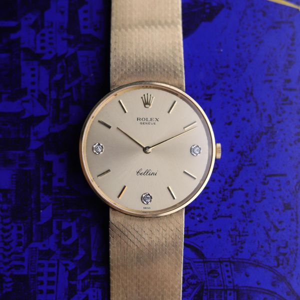 [WTS] Rolex Cellini 3833 Diamond Dial 18k Yellow Gold | WatchCharts ...
