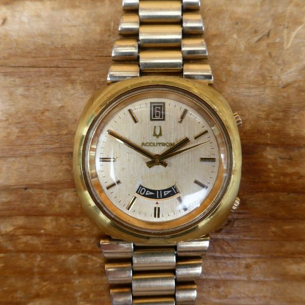 Bulova Accutron Astronaut MK2 Tuning Fork Watch 1971 2185 Movement ...