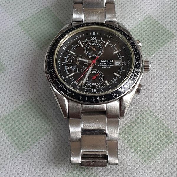 CASIO EDIFICE Chronograph WR100M | WatchCharts Marketplace
