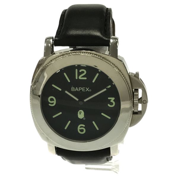 A BATHING APE Size:- BAPEX Panerai type Big Face Watch Wristwatch ...