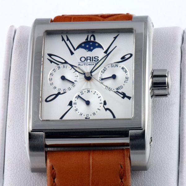 FS: Oris Miles Rectangular Complication Ref 581.7528.4061.LS 33mm X 45 ...