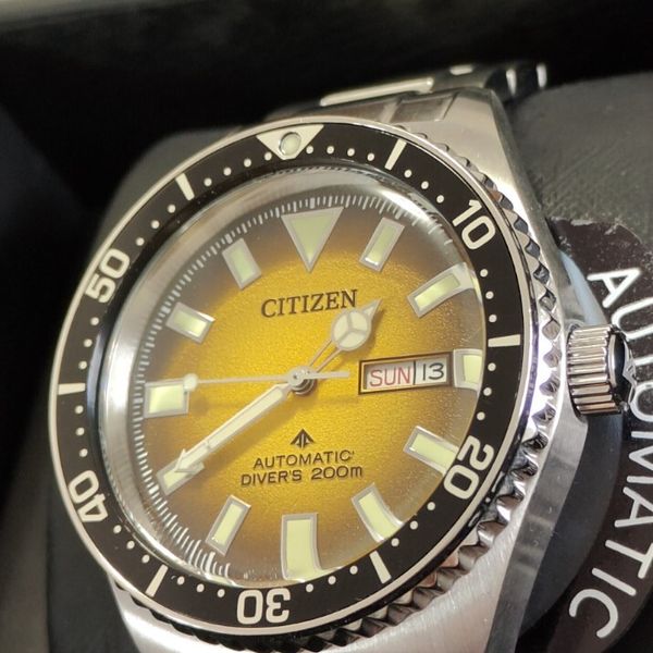 Citizen Men's Diver Watch 41mm Automatic NY0120-52X Stainless Steel ...
