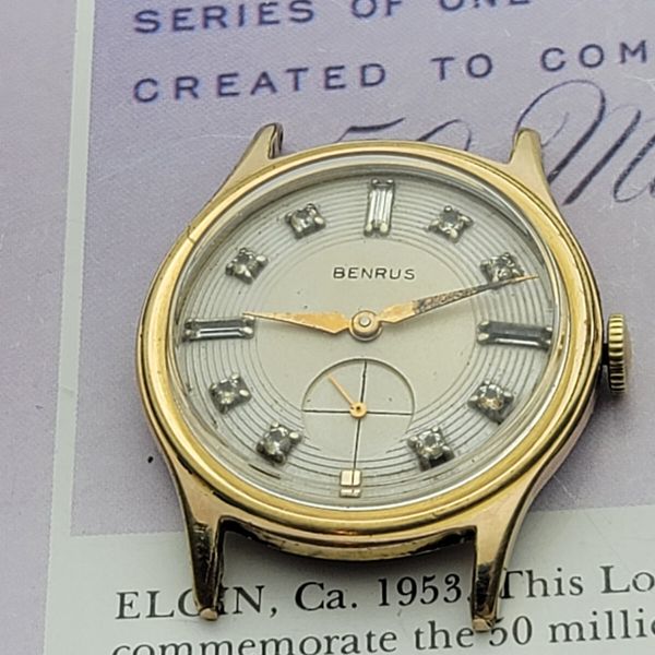 Vintage GF/SS Benrus Diamond dial caliber DN21 running | WatchCharts ...