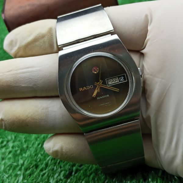 CLASSIC VINTAGE RADO SENATOR MODEL AUTOMATIC WATCH SWISS MADE 70s MEN ...