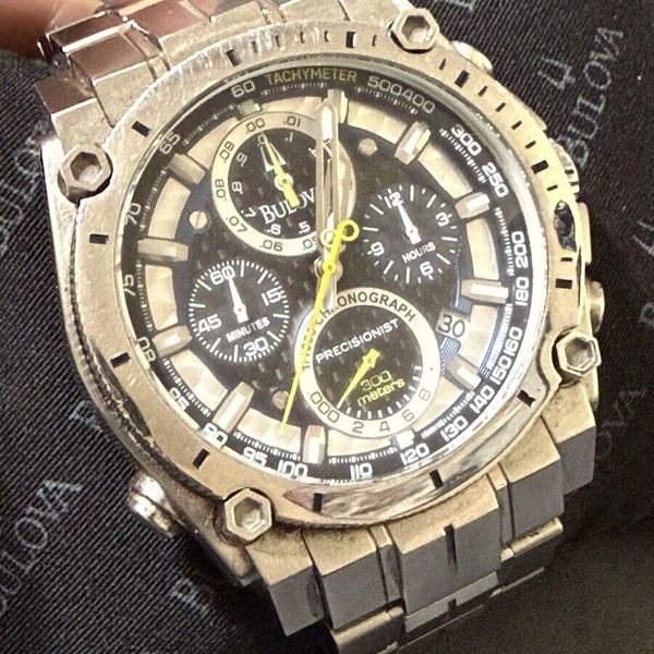 Bulova Precisionist 96B175 Wrist Watch for Men | WatchCharts Marketplace
