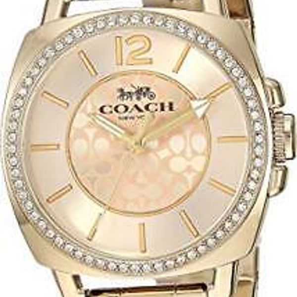 COACH Women's Boyfriend Rose Gold One Size | WatchCharts
