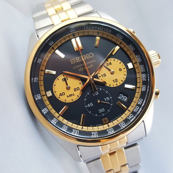 UNWORN Seiko - Chronograph, two-tone men's watch - SSB430P1 BRAND NEW ...