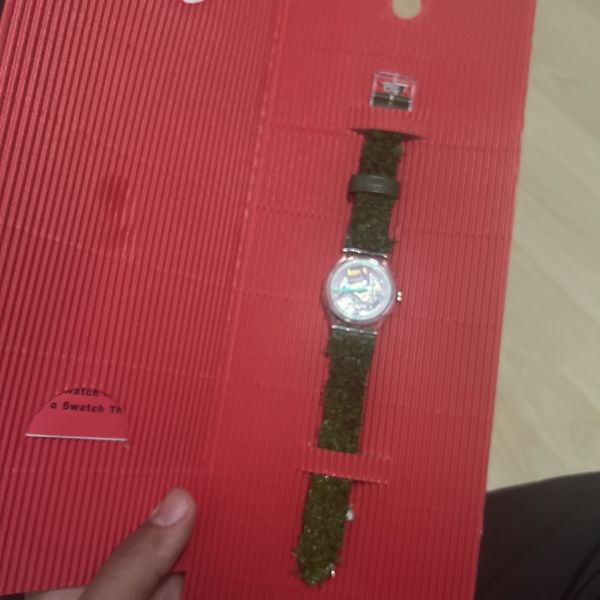 SWATCH CLUB 1997 LIMITED EDITION GARDEN TURF WATCH. SKZ103 ...