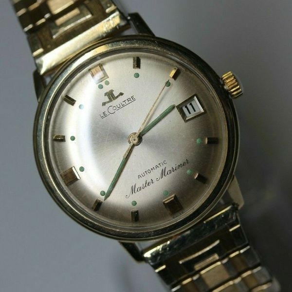 Vintage Jaeger-LeCoultre Master Mariner Automatic Wristwatch 10k Gold ...