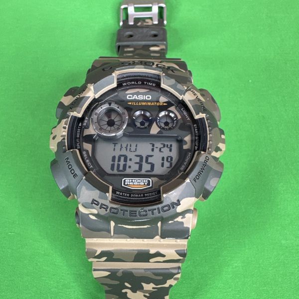 Casio G-Shock 3427 GD-120CM Camouflage Camo Illuminator Men's Watch ...