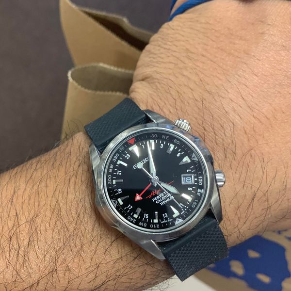[WTS] Seiko Alpinist Black Dial GMT SBCJ019 - 650$ | WatchCharts
