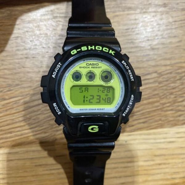 CASIO 1289 G-SHOCK DW-6900CS Watch - Unisex - Black / Green - New ...