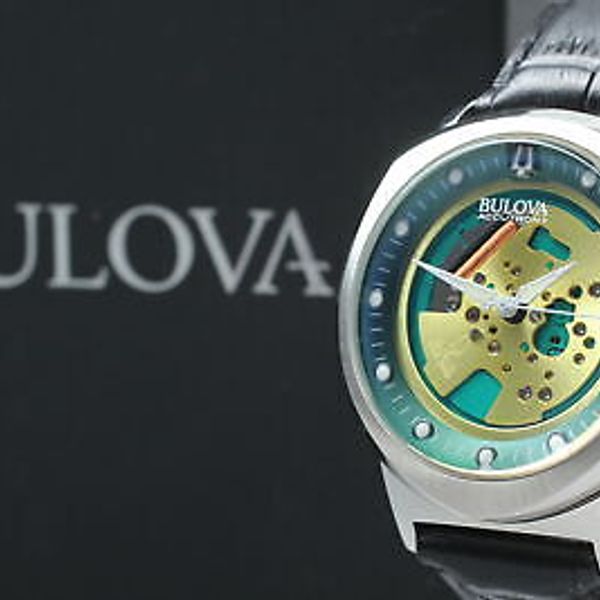[Exc+5/Box ] New battery! Bulova Accutron II 96A155 Quartz 41MM Men's ...