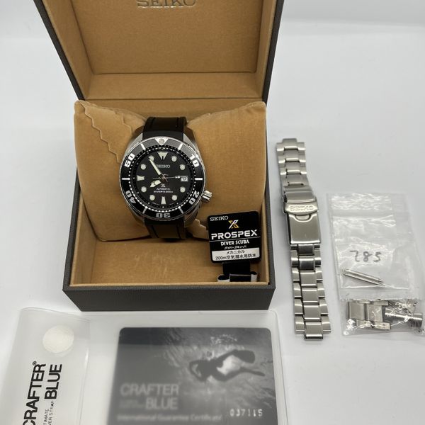 [$550 USD] MINT Seiko 2nd-gen Sumo SBDC031 w/Crafter Blue & OEM straps ...