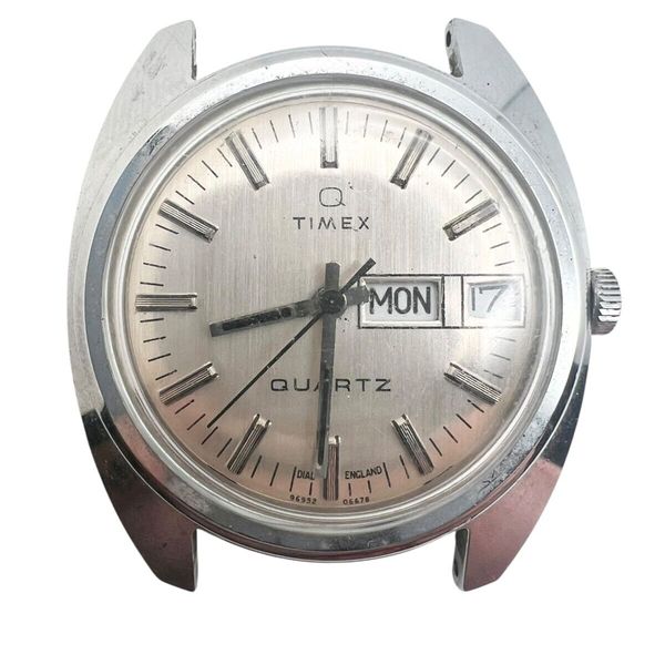 Vintage Timex Q Quartz Day/Date Watch | WatchCharts Marketplace
