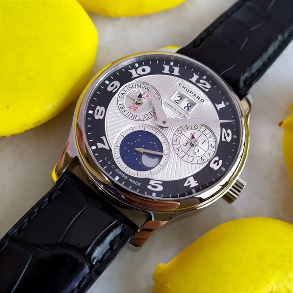 Chopard LUC Lunar One Perpetual Calendar Platinium Chronometer Geneva ...
