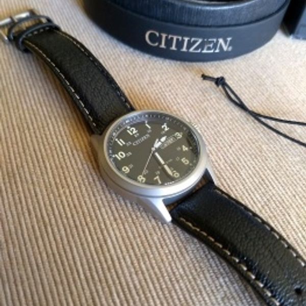 FS: Citizen Eco-Drive Field Watch model# AW-0040-01E - Complete in box ...