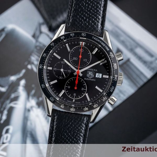 Tag Heuer Carrera Calibre 16 Chronograph Steel Automatic Men's Watch ...