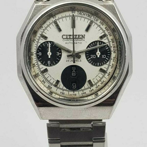 CITIZEN BULLHEAD OCTAGON CHRONOGRAPH AUTOMATIC CAL. 8110 REF. 67-9356 ...