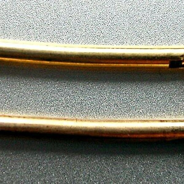 Genuine PATEK PHILIPPE - Pair of 18K SOLID YELLOW GOLD Push SPRING BAR ...