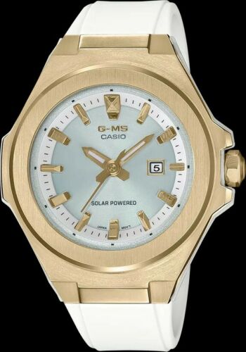 Casio Women's Watch Baby-G G-MS Solar Powered Quartz White Strap ...