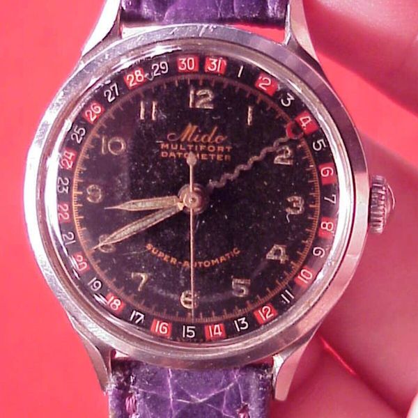 34MM Mido Multifort Datometer Super Automatic Bumper Rotor 17J 917A ...