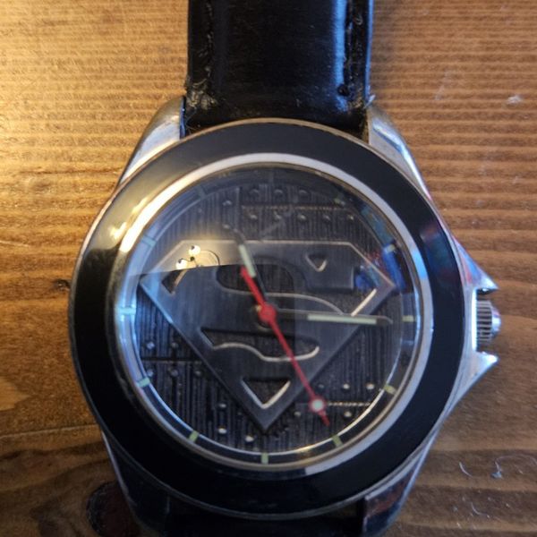 Superman Collector's Watch DC Fossil Death Of Superman Rare Legacy ...