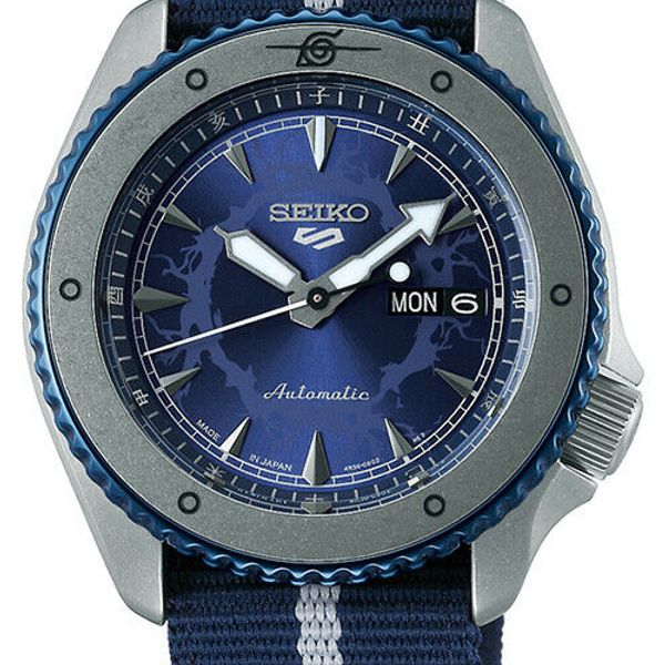 SEIKO 5 " UCHIHA SASUKE " NARUTO & BORUTO collaboration Automatic ...