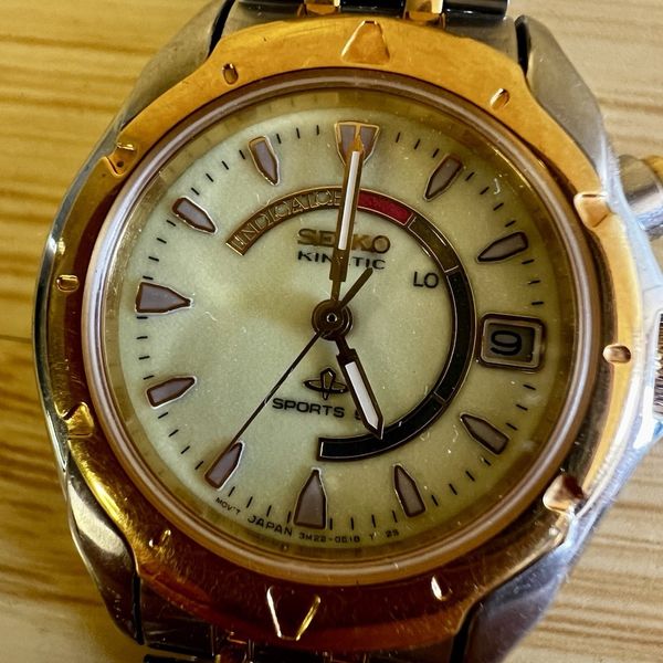 Seiko Kinetic Sports 50 Automatic Womenâ s Watch Stainless ...