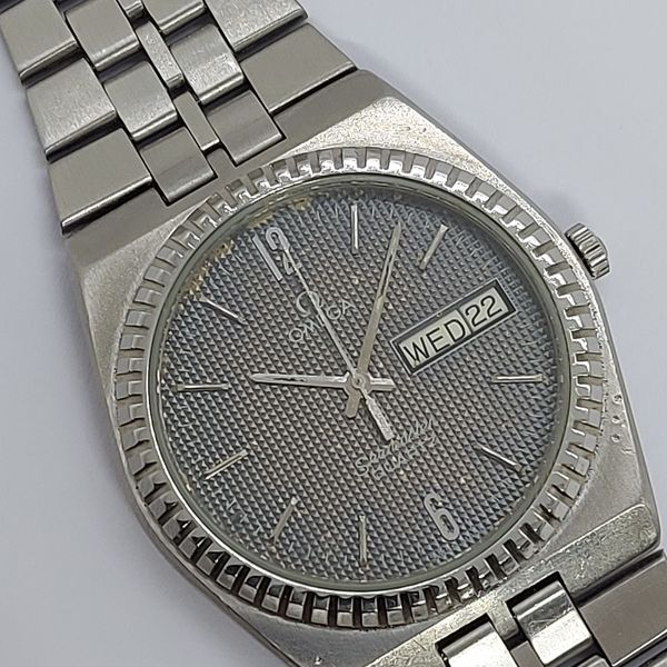 Serviced Vintage 1980 Omega Seamaster Quartz 1425 Men's Watch 196.0221 ...