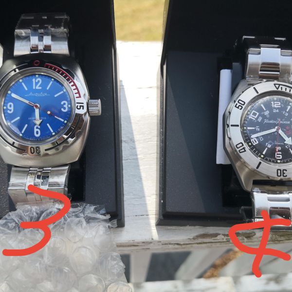 [WTS] Modern vostok amphibia and komandirskie (lightly worn or new ...
