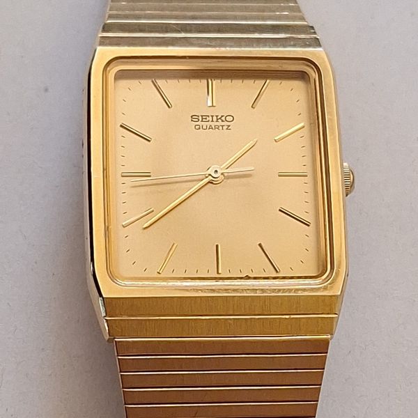 Vintage Seiko Quartz Watch Gold Tone | WatchCharts Marketplace