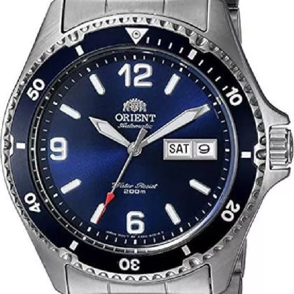 Men's Orient Mako Diver Automatic Blue Dial Bracelet Watch FAA02002D9 ...