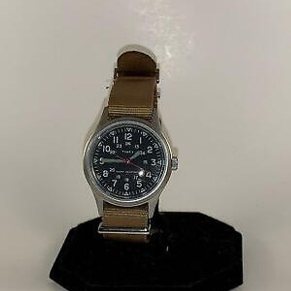 Timex T2M901 J. Crew 24 HR Military Field Watch New Battery Works Great ...