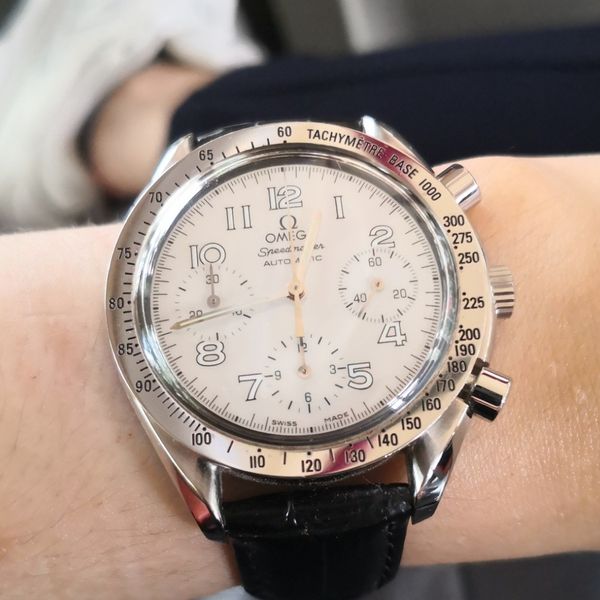 RARE Omega Speedmaster Mother of PEARL White Index | WatchCharts ...