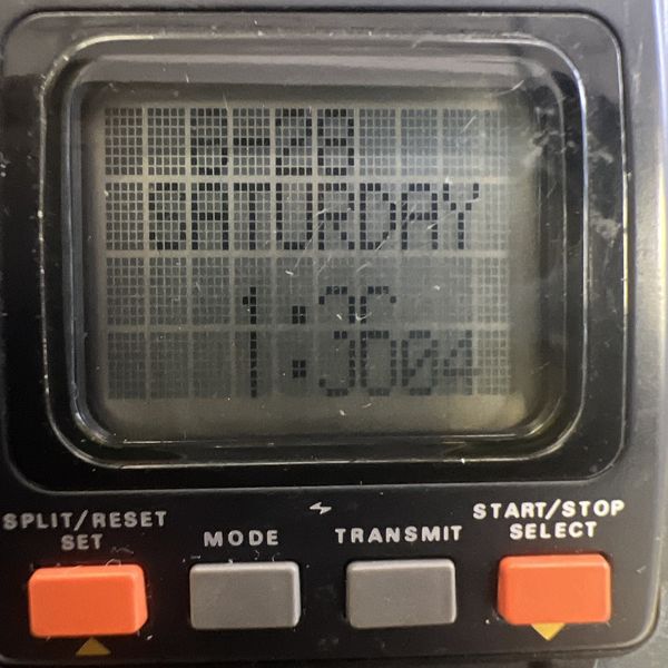 Vintage/Antique Seiko Model Number # UC-2000 UW01-0010 Digital QZ ...