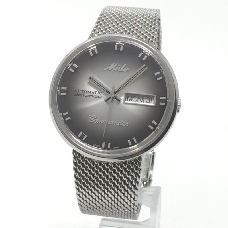 Mido Commander Shade Stainless Steel (M8429.4.27.11) Market Price ...