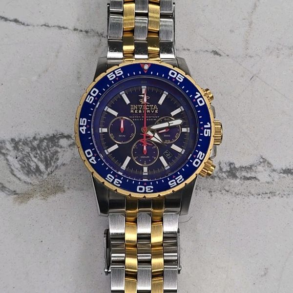 Invicta Reserve Ocean Master 1472 Automatic 200m Chronograph 46mm ...
