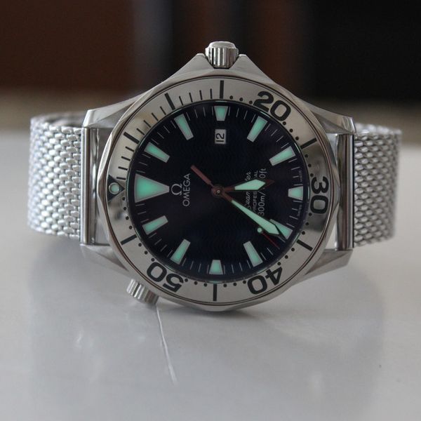 SOLD Omega Seamaster Pro SMP 2265.80 Electric Blue Sword Hands 41mm ...
