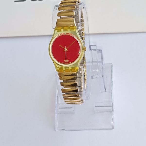 SWATCH LG114B CORD ON BLEU RESTYLED 25MM SWISS MADE WATCH (RELEASED ...