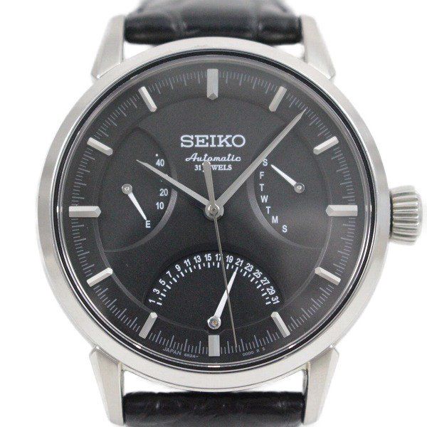 [Used] SEIKO Presage Retrograde Automatic Men's Watch Black Dial ...