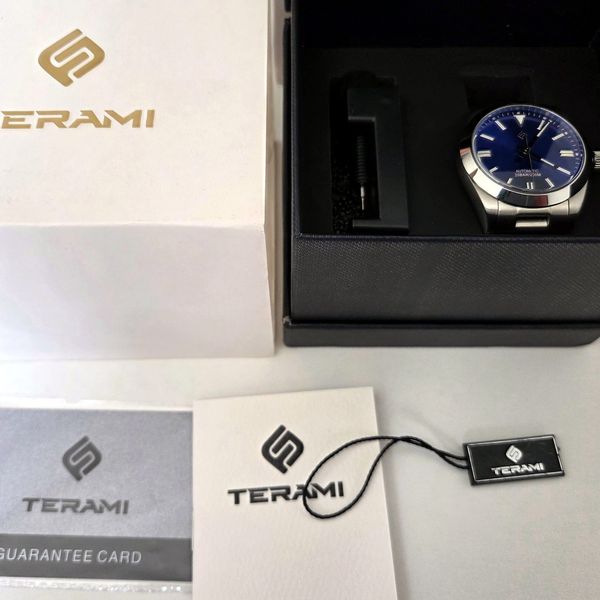 Terami Automatic Watch Blue with Seiko NH35 Excellent Condition ...