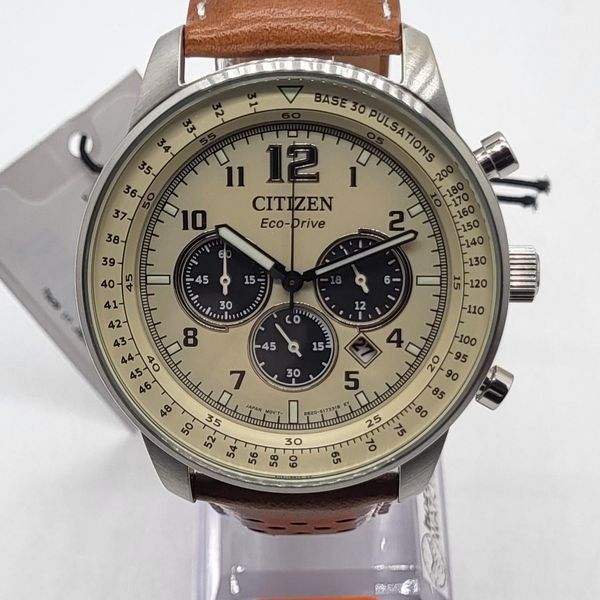[WTS]Citizen Eco-Drive Weekender, Chronograph Stainless Steel Leather ...