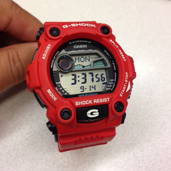 FSOT Casio G Shock G-7900 Rescue Red | WatchCharts Marketplace