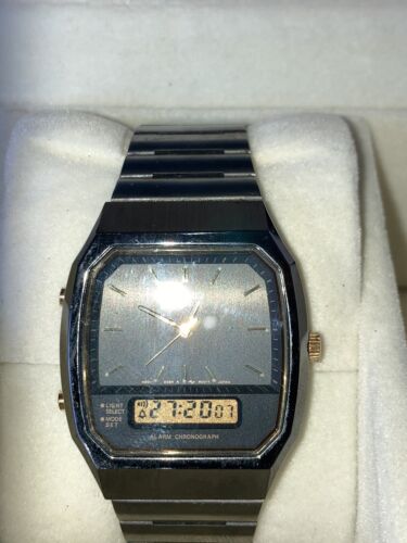 Vintage SEIKO Dual Time Digital Analog Chronograph H601-5479 | WatchCharts Marketplace