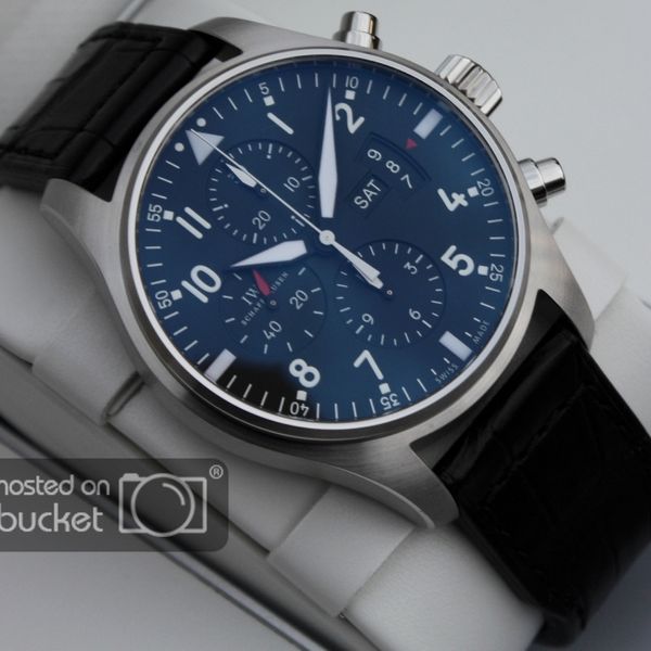 SOLD: IWC Pilot's Chronograph, IW377701, 99% Condition | WatchCharts
