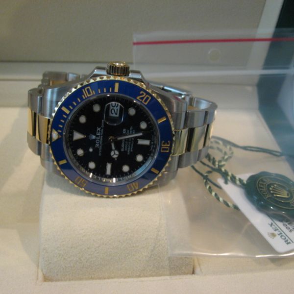 FS: ROLEX 126613 18K gold/Stainless Steel Blue Sub Date | WatchCharts ...