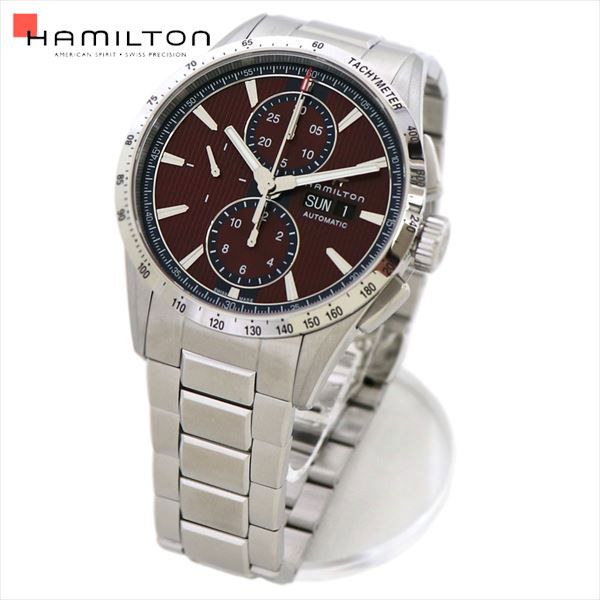 Free gift wrapping Hamilton watch men's HAMILTON Broadway chronograph ...