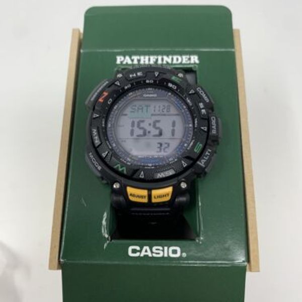 Casio Men's Pathfinder Solar Powered Triple Sensor Sport Watch PAG240 ...