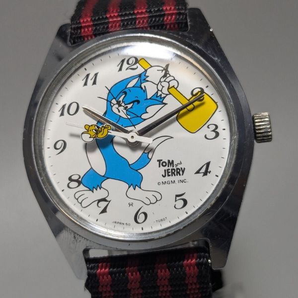 1970s vintage Seiko 5000-7000 Disney Time Tom And Jerry good works #164 ...